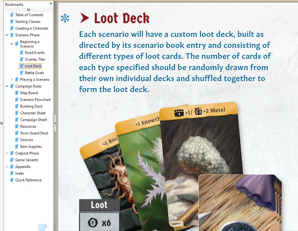 Interactive Digital Frosthaven Rulebook | Frosthaven