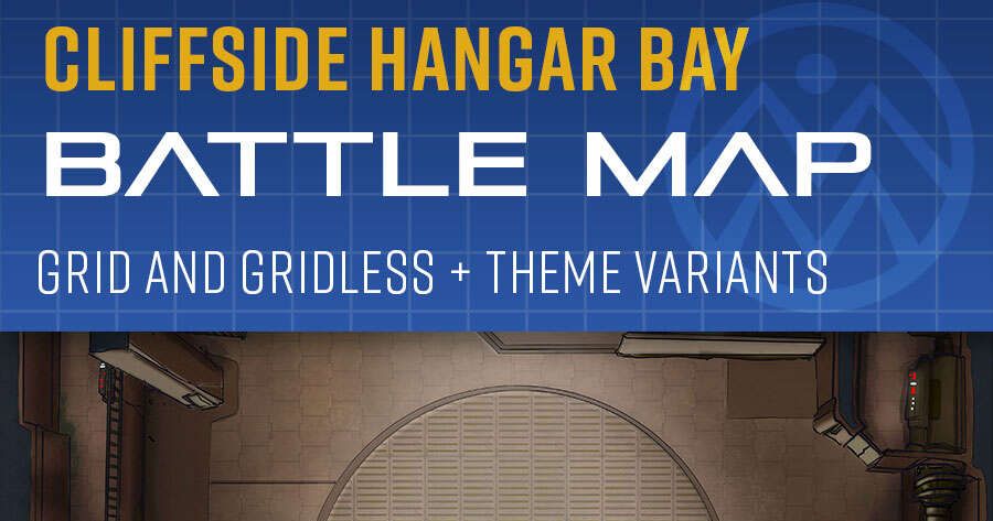 Cliffside Hangar Bay Battle Map | RPG Item | RPGGeek