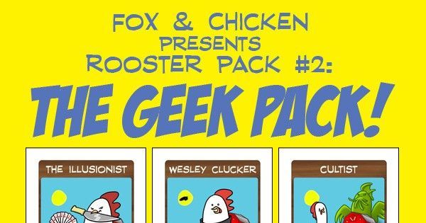 Fox & Chicken Rooster Pack #2: The Geek Pack | Board Game | BoardGameGeek