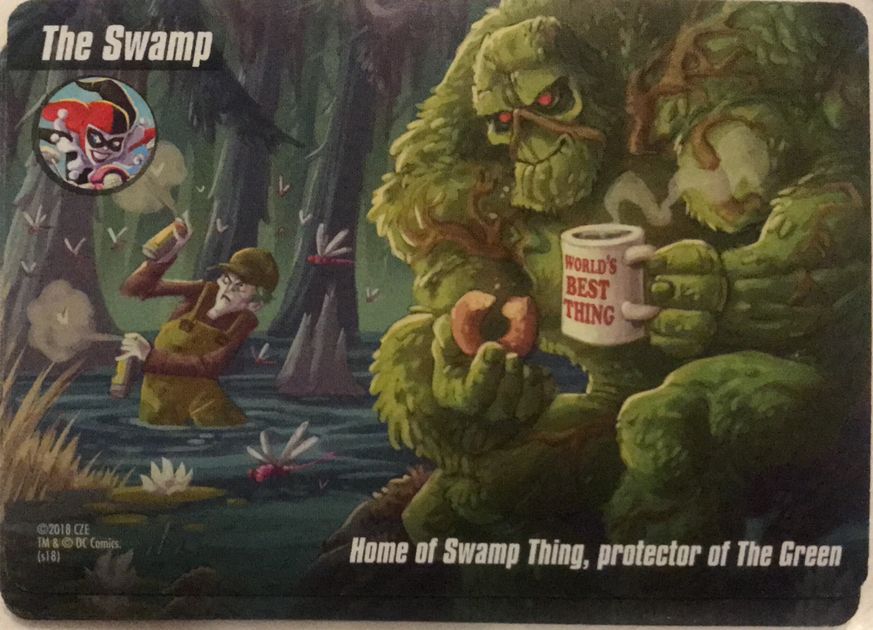 DC Spyfall: Swamp Thing Location Card Promo Cards | Board Game ...