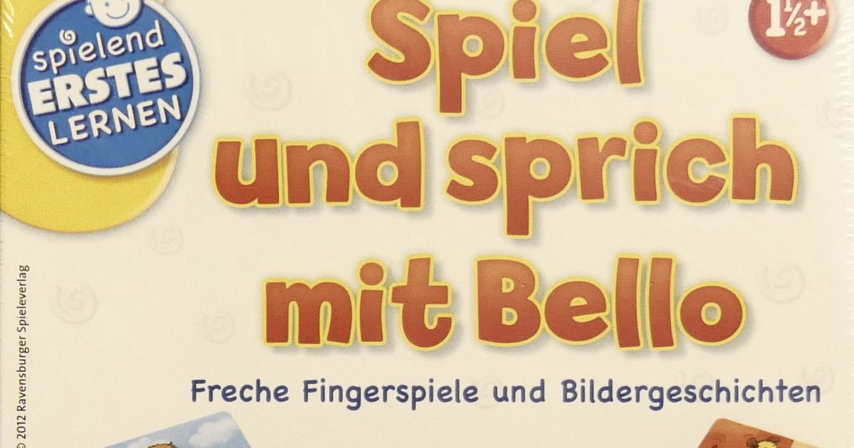 Spiel und sprich mit Bello | Board Game | BoardGameGeek