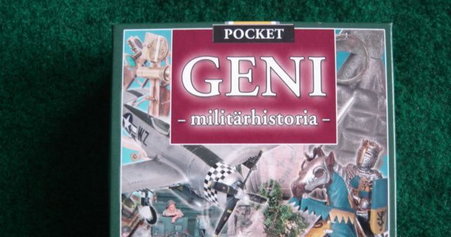 Pocket Geni: Militärhistoria | Board Game | BoardGameGeek