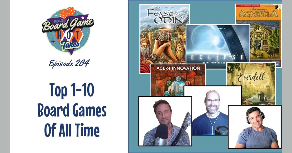 Top Board Games of All Time 2024 Edition (1-10) | Board Game Hot Takes ...