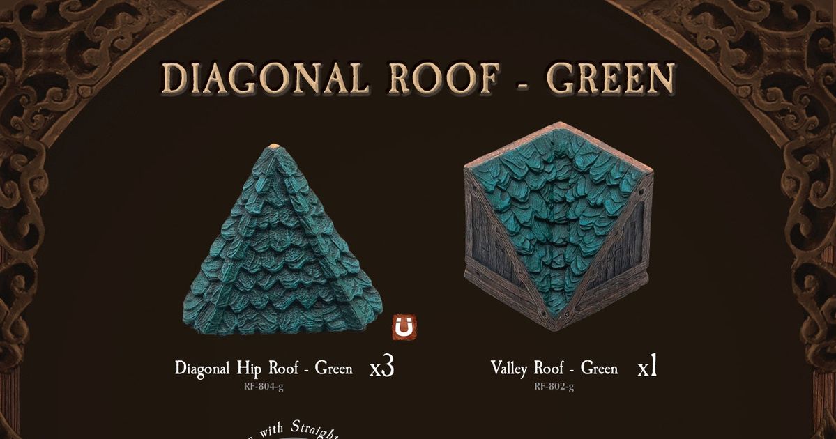 Modular Roof - Diagonal Roof | RPG Item | RPGGeek
