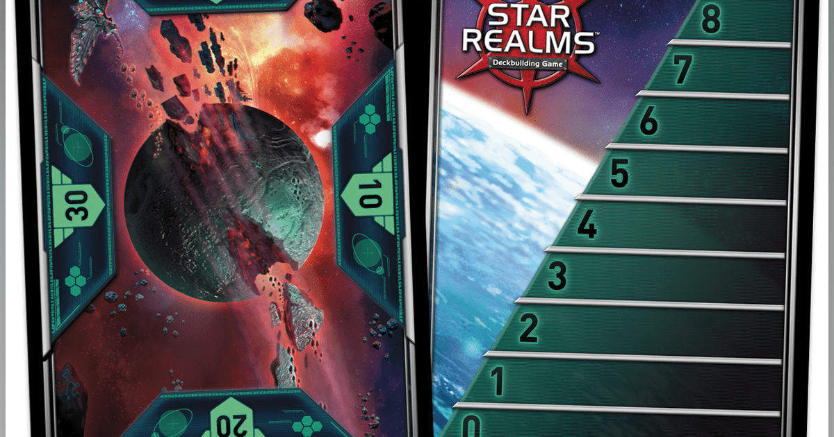 Star Realms: Score Cards | Board Game Accessory | BoardGameGeek