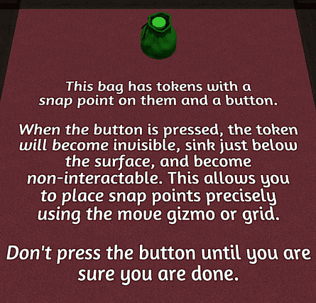 Tabletop Simulator - Portable Snap Points | Prototypical | BoardGameGeek