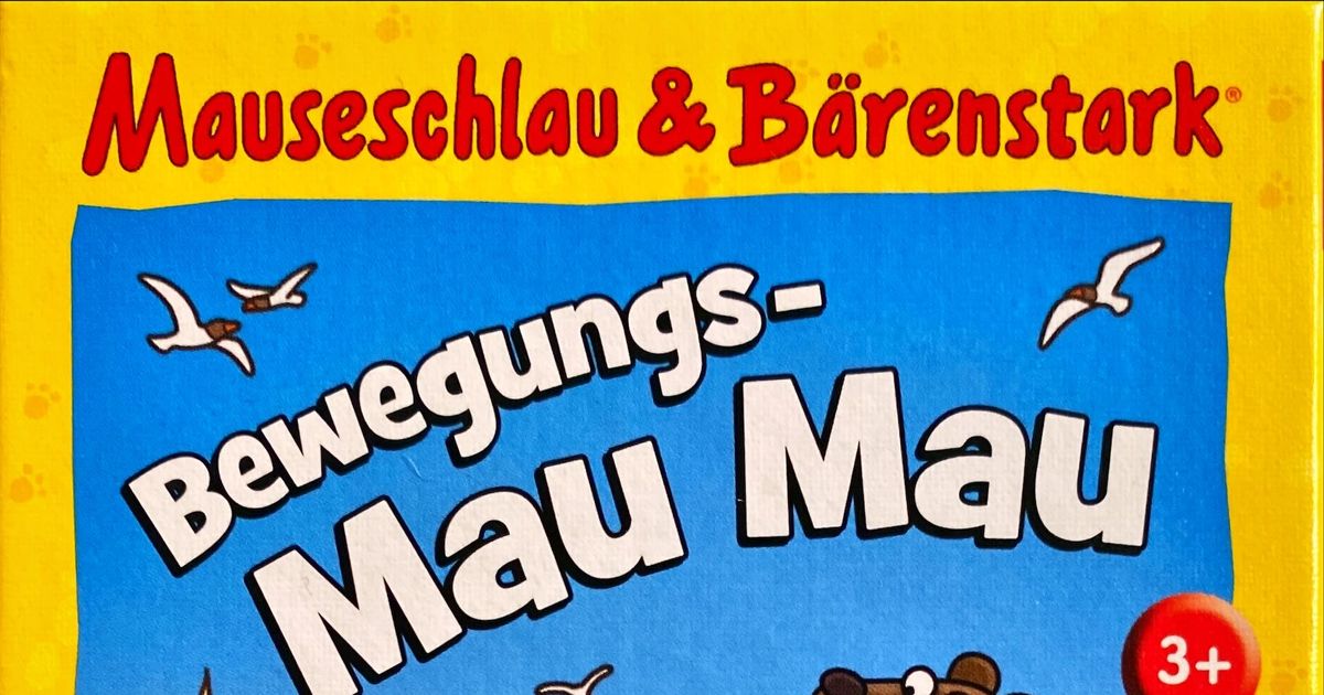 Mauseschlau & Bärenstark: Bewegungs-Mau Mau | Board Game | BoardGameGeek