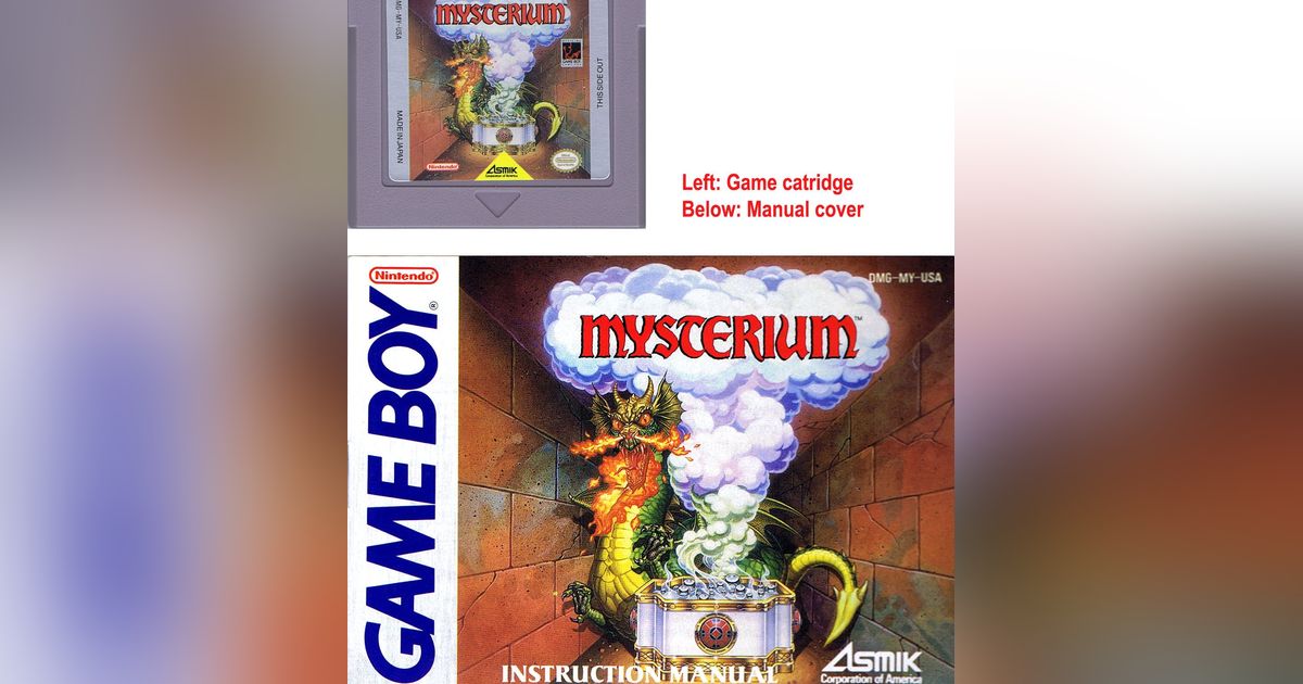 Mysterium (1991) | Video Game | BoardGameGeek