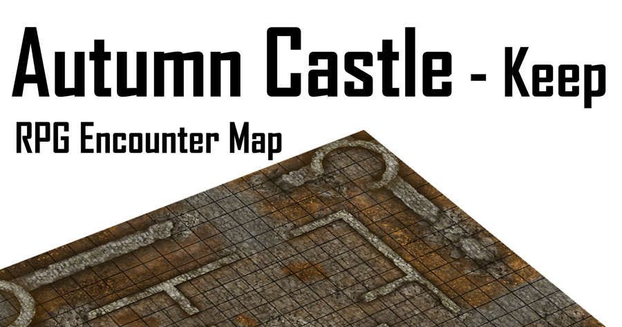 Autumn Castle - Keep RPG Encounter Map | RPG Item | RPGGeek