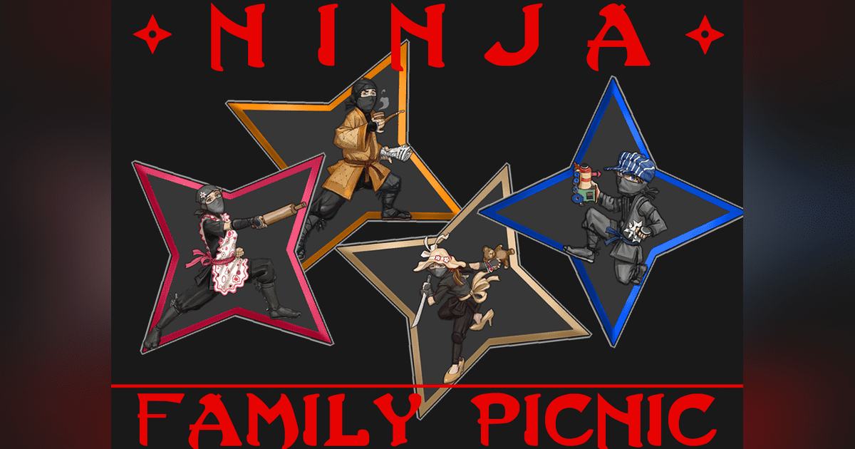 Ninja Family Picnic | Board Game | BoardGameGeek