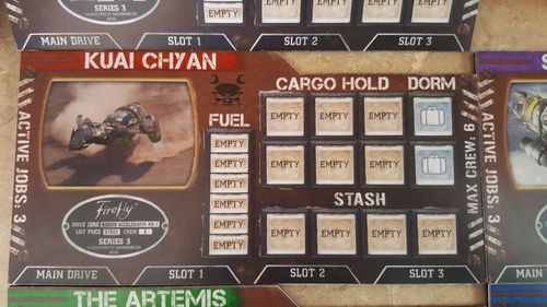 My Custom Ship Cards and Ship Pegs | Firefly: The Game | BoardGameGeek