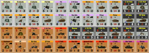 Counter Set Sites | Wargames | BoardGameGeek