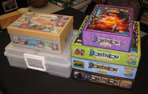 THE CREATIVE GAMER - Game Bit Storage Obsession - Dominion re-organized ...