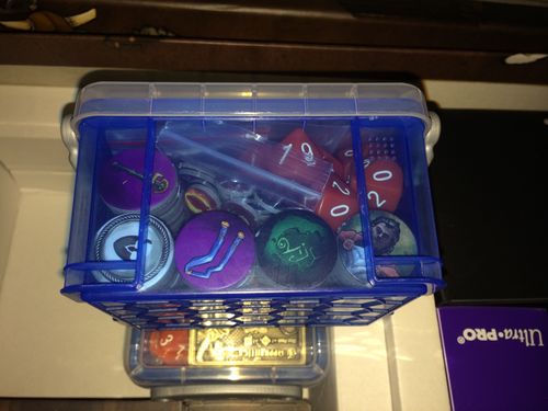 Token storage solutions! Post em! | Myth | BoardGameGeek