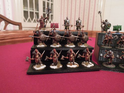 3D printed display stand for Blood Rage minis | Blood Rage | BoardGameGeek