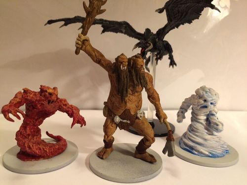 Painted Minis | Dungeons & Dragons: Temple of Elemental Evil Board Game ...