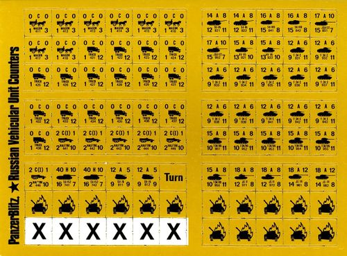 Unpunched counter sheet scans? | PanzerBlitz | BoardGameGeek