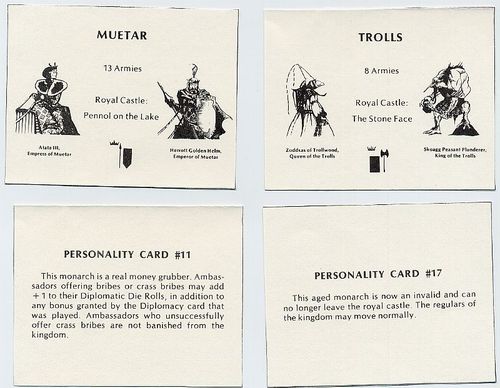 TSR edition: Overview and component manifest | Divine Right | BoardGameGeek