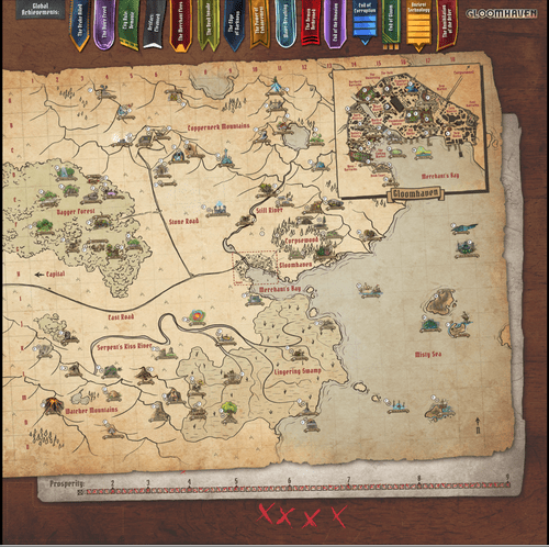 Gloomhaven map interactive pdf | Gloomhaven | BoardGameGeek