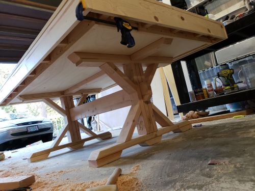 Board Game Table - Vault, Neoprene, Topper, DIY, Farmhouse Base ...