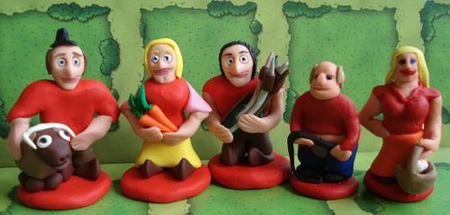 How to make your own Agricola people (using Fimo or Sculpey) | Agricola ...