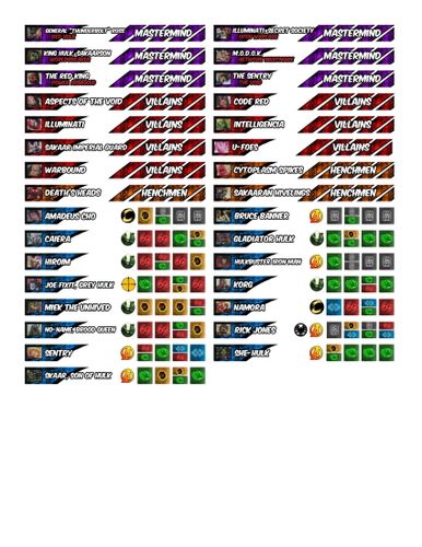 Richie625 Legendary: Marvel Custom Dividers | BoardGameGeek