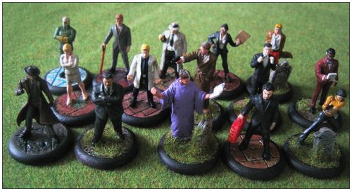 Investigator miniatures | Eldritch Horror | BoardGameGeek