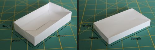 How to Fold Origami Rectangular Boxes with Lids for Game Box Component ...