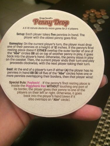 [WIP] Penny Drop | BoardGameGeek | BoardGameGeek