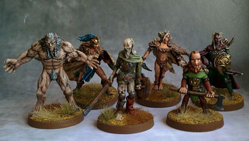 My painted blood rage set | Blood Rage | BoardGameGeek