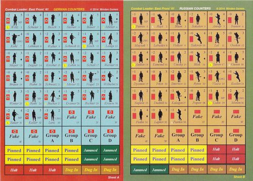 Adventure in mounting and cutting wargame counters (for Combat Leader ...