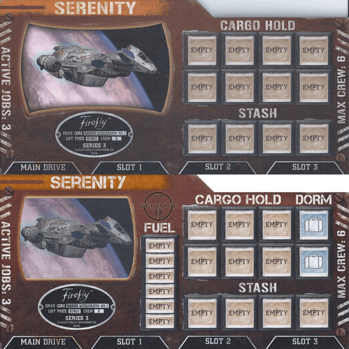 My Custom Ship Cards and Ship Pegs | Firefly: The Game | BoardGameGeek