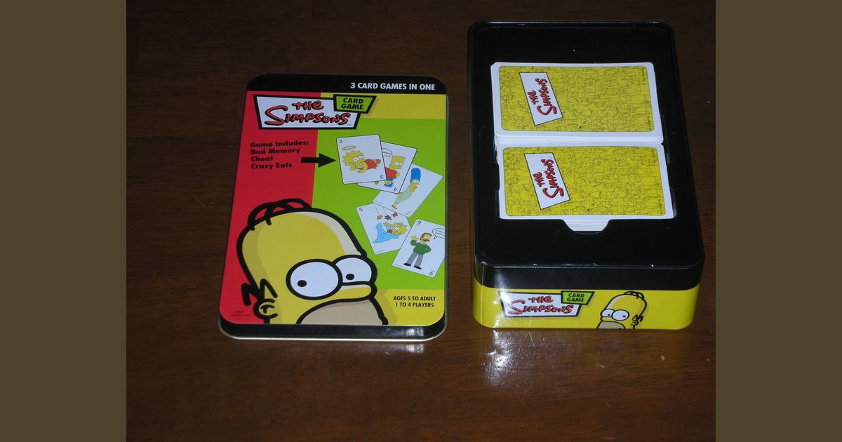 Simpsons: 3 Card Games in One | Board Game | BoardGameGeek