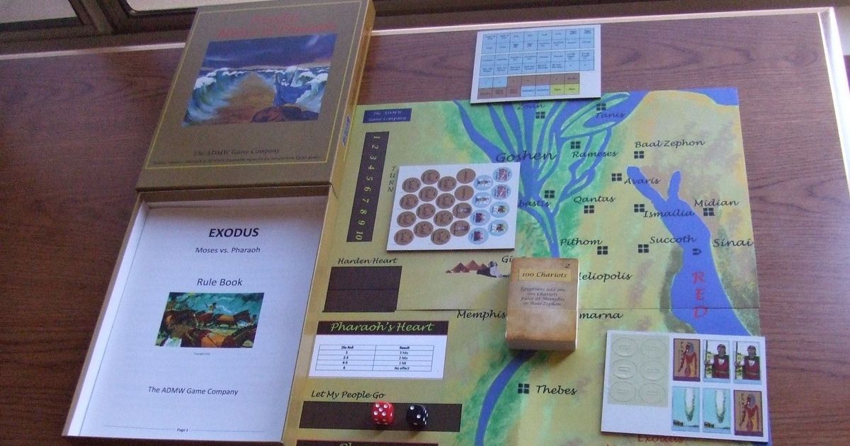 Exodus: Moses vs. Pharaoh | Board Game | BoardGameGeek