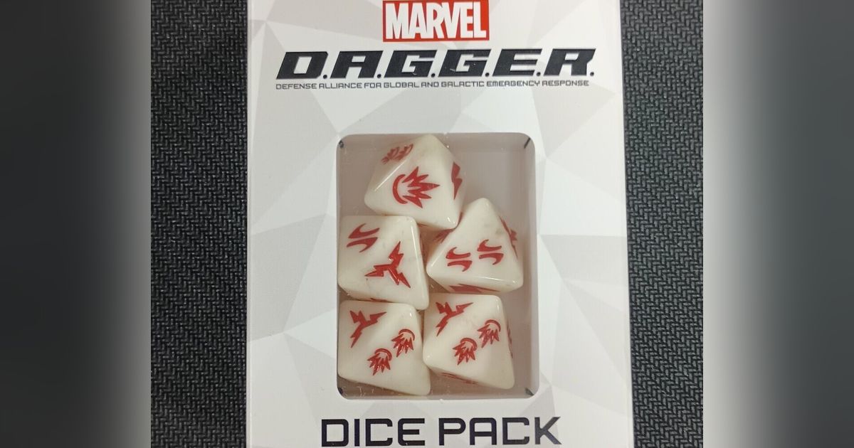 Marvel D.A.G.G.E.R.: Promo Dice Pack | Board Game Accessory | BoardGameGeek
