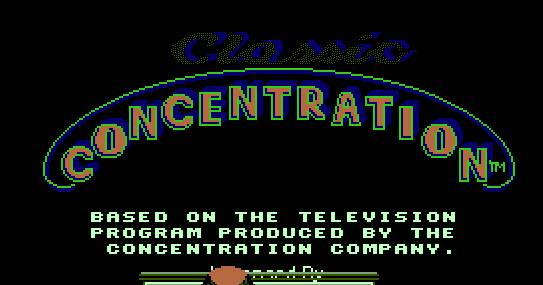 Classic Concentration | Video Game | VideoGameGeek