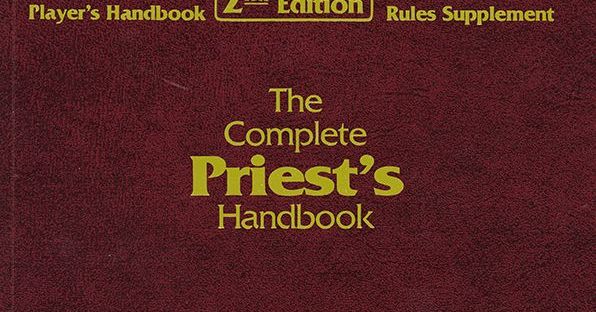 PHBR3: The Complete Priest's Handbook | RPG Item | RPGGeek