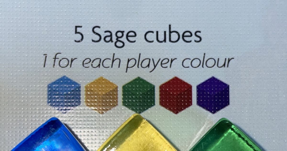 Arborea: LaserLand Midnight River Sage Translucent Cube | Board Game ...