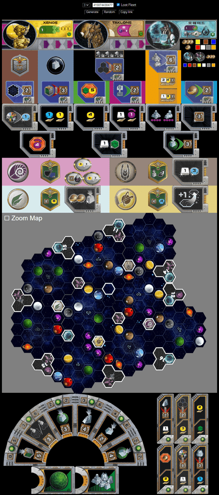 Gaia Project Randomizer (including Lost Fleet) | Gaia Project: The Lost ...