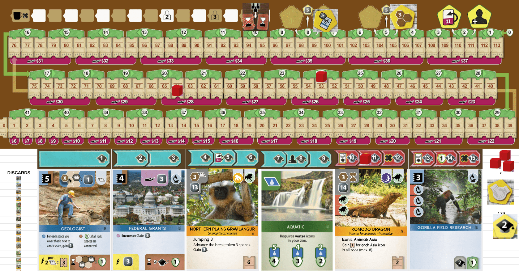 Pete Boteman's Board Game Spreadsheet Builds