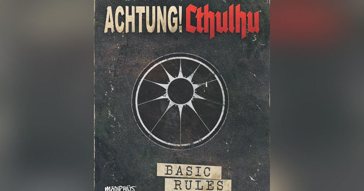 Achtung! Cthulhu Basic Rules | RPG Item | RPGGeek