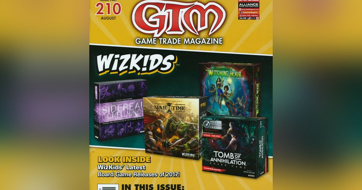 Game Trade Magazine (Issue 210 - Aug 2017) | Issue | RPGGeek