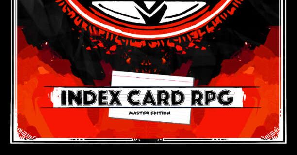 Index Card RPG: Master Edition | RPG Item | BoardGameGeek