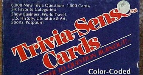Trivia-Sense Cards | Board Game | BoardGameGeek