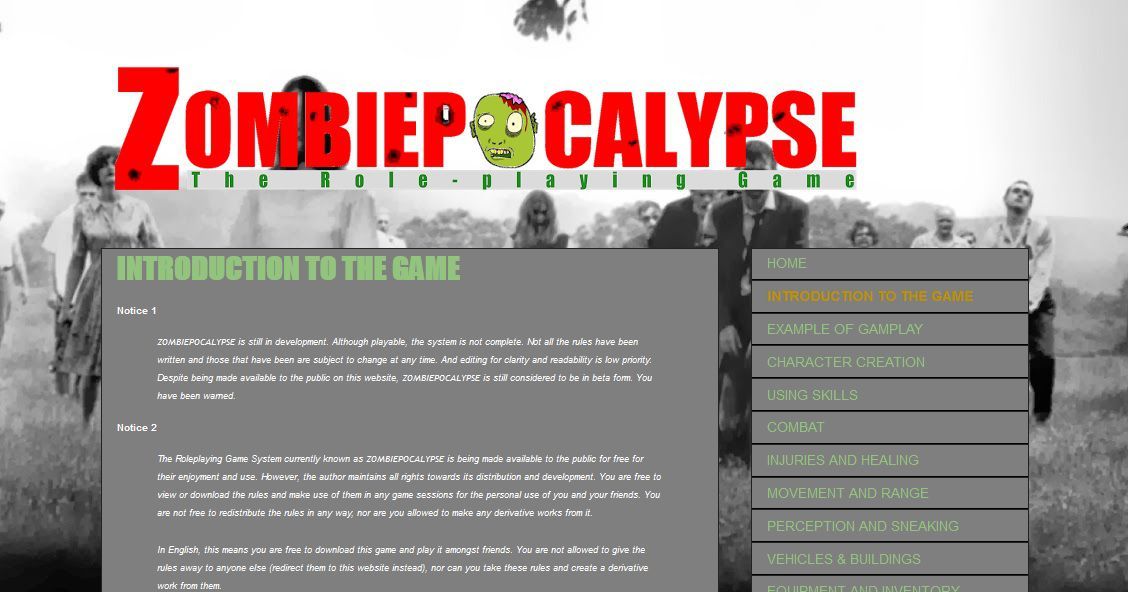 Zombiepocalypse | RPG Item | BoardGameGeek