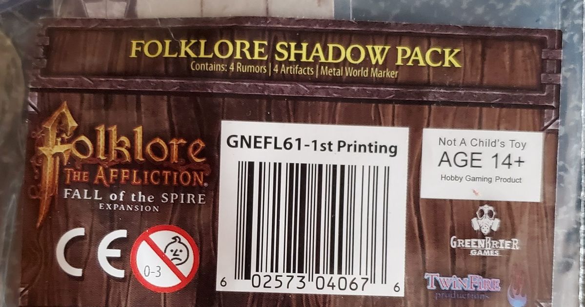 Folklore: The Affliction – Folklore Shadow Pack | Board Game ...