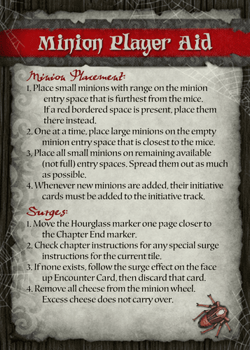Player Aid Cards - Alt Design | Mice and Mystics