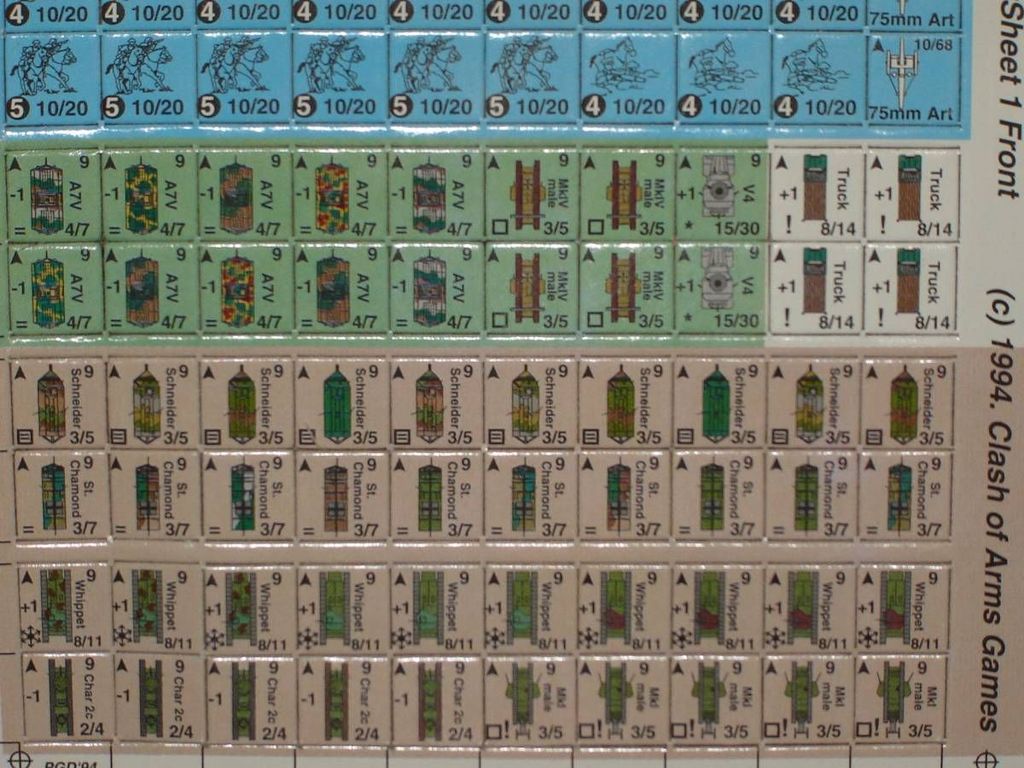 Most Gorgeous Counters in a Board Wargame