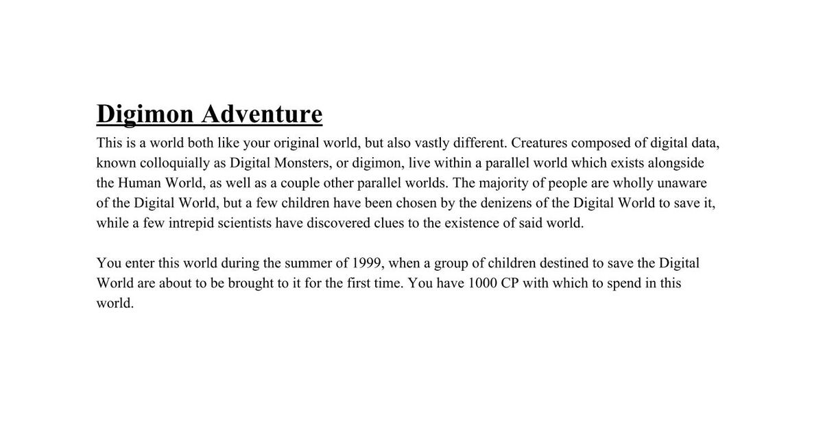 Digimon Adventure | RPG Item | RPGGeek