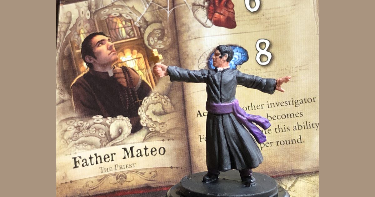 Mansions of Madness Investigators: Father Mateo | The Colour Out of Place